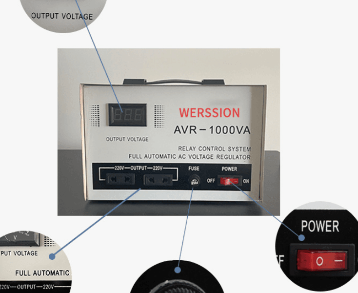 Factory Price $8.2 500VA AVR Digital display model Dual voltage ...