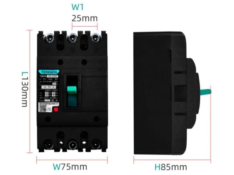 Produced by professional factories molded case circuit breaker overload ...